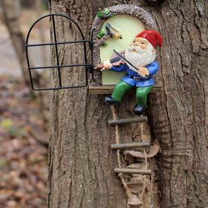 Jual Garden Dwarf Statue Mini Dwarf Figurine Tree Hugger Decorative ...