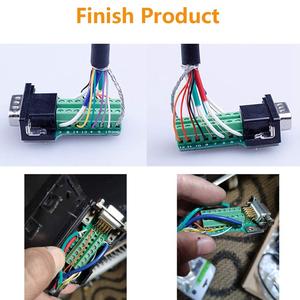 Jual 4Packs VGA DB15 3 Row Solderless Male/Female Quick Connector, 3+9 ...