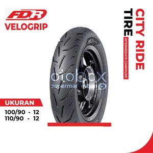 Jual BAN MOTOR FDR VELOGRIP UKURAN 100/90 110/90 RING 12 TUBELESS BAN ...