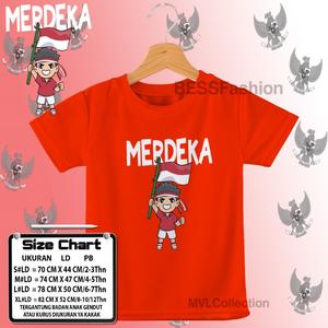 Jual Promo BESS KAOS ANAK ANAK HUT RI KE 79 HARI KEMERDEKAAN RI KE 79 17 AGUSTUS RI KAOS ANAK ...