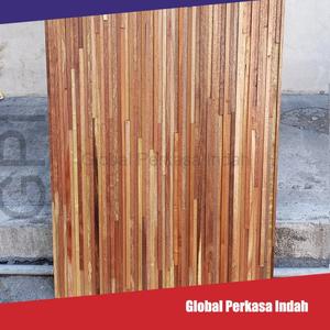 Jual Wood Hobb Wall Dinding Panel Kayu Jati Wood Hiasan Dinding ...