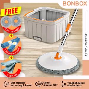 Jual BONBOX Alat Pel Lantai Praktis Otomatis 2 in 1 Set Ember Ultra Spin Mop - Kota Surakarta ...