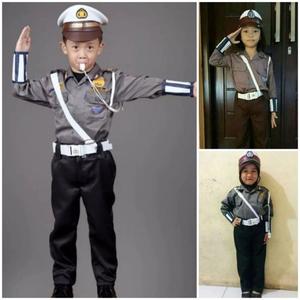 Jual Baju polisi anak kostum profesi anak polisi seragam polisi anak ...
