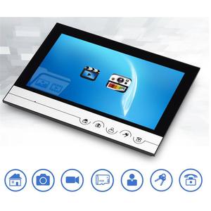 Jual 9 Inch Big Screen Intercom ID Card Access Control Video Door Phone ...