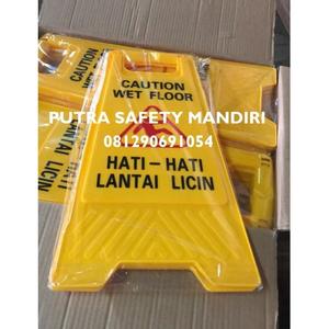 Jual ASLI CAUTION WET FLOOR RAMBU PAPAN PERINGATAN AWAS HATI HATI ...