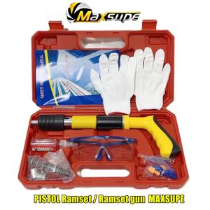 Jual MAXSUPE RAMSET NAIL GUN PISTOL PAKU BETON ED ED-28 - PAKU200PCS ...