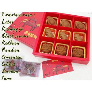 Jual Mooncake 10 Rasa / Kue Bulan Halal (Harga Satuan) / Tiong Ciu Pia ...