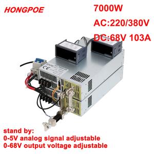 Jual 7000W 68V Power Supply 0-68V Adjustable Power 0-5V Analog Signal ...