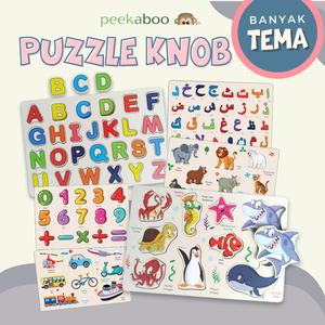 Jual PUZZLE KAYU KNOB MAINAN EDUKASI ANAK - DENGAN BACKGROUND / PUZZLE ...