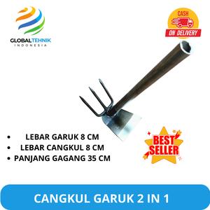 Jual Cangkul Garuk Mini 2in1 Dua Fungsi Garuk Dan Cangkul Gagang Pipa ...