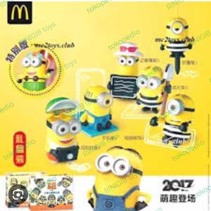 Jual Ready Rare Happy Meal Despicable Me 3 Minions Chinese Version Pack ...