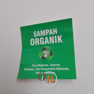 Jual Stiker Label Sampah Organik - Stiker Tempat Sampah Organik ...