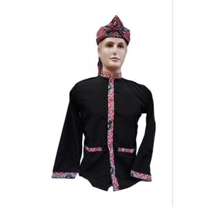 Jual Free iket_Stelan Baju pangsi batik dewasa bonus iket/satu set baju ...