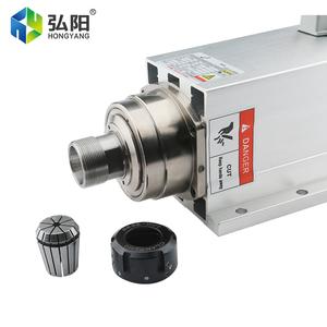 Jual JSBN CNC Spindle 4.5kw ER32 Air-Cooled Spindle 220V 380V Square ...