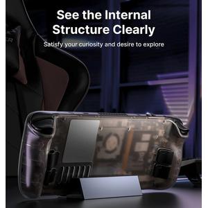 Jual JSAUX Transparent Back Plate for Steam Deck Backplate Steam Deck ...