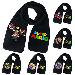 Jual Super Mario Bros Games Cartoon Kids Scarf Anime Figures Mario ...