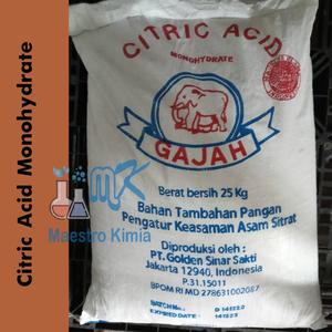 Jual LetsGO! Citric Acid / Citrun Cap Gajah Food Grade 1 Kg ...
