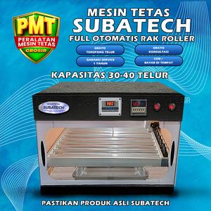 Jual SUBATECH MESIN TETAS TELUR FULL OTOMATIS KAP. 30 40 RAK ROLLER ...