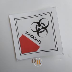 Jual Stiker Sampah Infeksius Putih - Stiker Label Sampah Infeksius ...