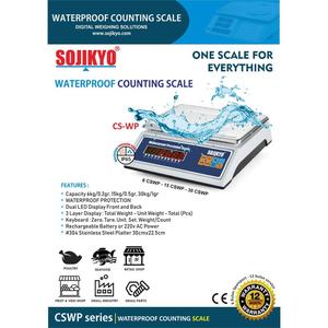 Jual Timbangan Sojikyo Digital Scale Waterproof Counting Presisi Buah 6Kg - Kota Surabaya ...