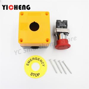 Jual E-stop Push button emergency stop switch button box one - Kota ...
