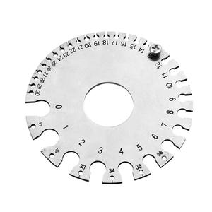 Jual 0-36 Round AWG SWG Wire Thickness Ruler Stainless Steel - Jakarta ...