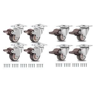 Jual Roda furnitur kecil, roda putar 360 derajat kapasitas beban berat ...