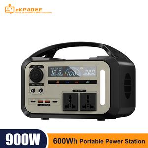 Jual 220V 900W Portable Generator 600Wh Power Station 900W Power Bank ...