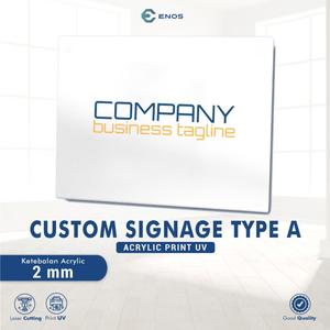 Jual RUNE PAPAN SIGNAGE / TANDA / SIGN / TULISAN ACRYLIC / AKRILIK TYPE ...