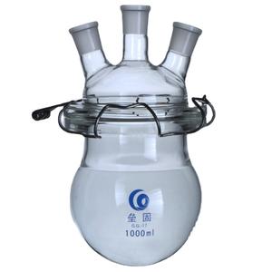 Jual Gojofy 1000ml/2000ml Round Bottom Medical Grade Boro. Glass 3-neck ...