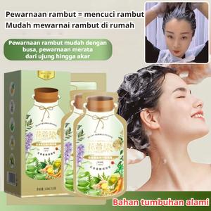 Promo Asli 10pcs Plant extract hair dye bubble hair dye/Ekstrak ...