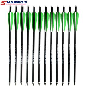 Jual Sharrow 6 Pcs Crossbow arrows 16" 17" Crossbow Carbon Arrow ...