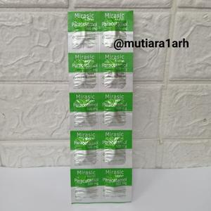 Jual MIRASIC PARACETAMOL 500 MG STRIP 10 TABLET - Kota Bandung ...