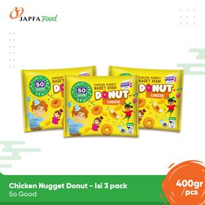 Promo So Good Chicken Nugget Donut Cheese / Naget Ayam Keju 400gr - Isi ...
