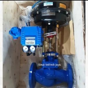 Jual control valve 2" PN 40 ari armaturen komplit positioner DN50 ARI ...