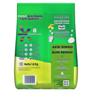Jual EKSLUSIF Rinso Molto Deterjen Bubuk Anti Noda Classic Fresh 1,8kg ...