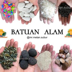 Jual Macam batuan alam kemasan hemat 200 gram bahan ( aquarium ...