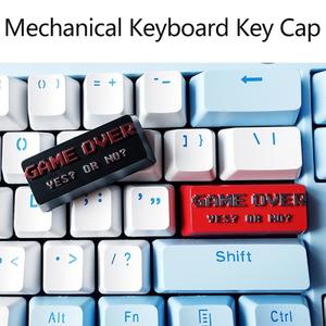 Jual Keycap GAME-OVER Zinc Aluminum Keycap Mechanical Keyboard ...