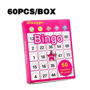 Jual 9 Warna Kartu Bingo Ukuran Besar 60 Buah/Kotak Bingo Card Kartu ...