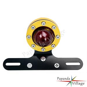 Jual Gold Motorbike 12V LED Custom Rear Tail Light Red Brake Tail Lamp ...