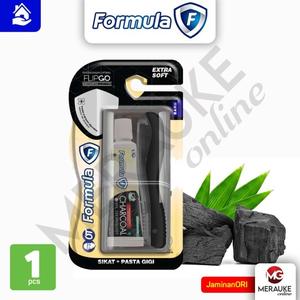 Jual Formula Sikat Gigi Flip GO Nano Charcoal Slim 0.01mm Travel Pack ...