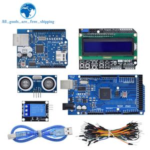 Jual TZT Mega 2560 r3 for arduino kit + HC-SR04 +breadboard cable ...