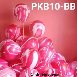 Jual Pkb10-B Balon Latex 10 Inch 25 Cm 1 Pak Isi 100 Marbel Marmer ...
