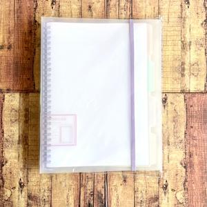Jual Map Binder Wengu A5 B5 Label Transparan Tali Ring Besi Pastel ...
