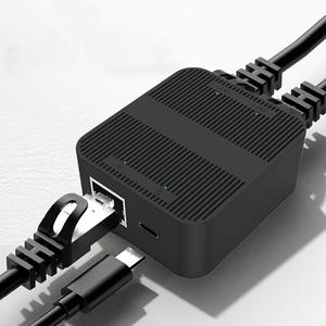 Jual RJ45 Splitter 1 to 2 Ethernet Adapter 100Mbps Internet Network ...