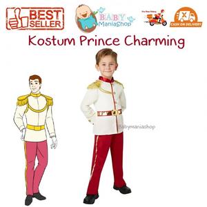 Jual Kostum Prince Charming White Red Henry Pangeran cinderella Flex ...