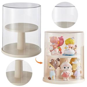 Jual 360 Degree Rotatable Display Case Stackable Anime Figure Storage ...