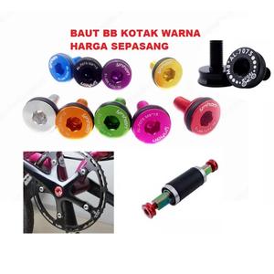 Jual Baut Crank BB Kotak AS M8 Bottom Bracket Kotak bolt screw Crankset ...