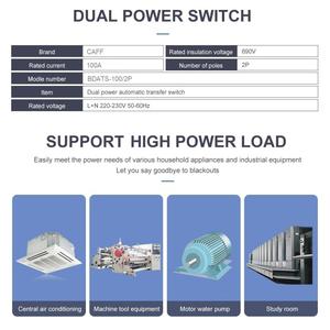 Jual ATS AC 100A 220V 2P Automatic Transfer Switch Solar Cell Panel ...