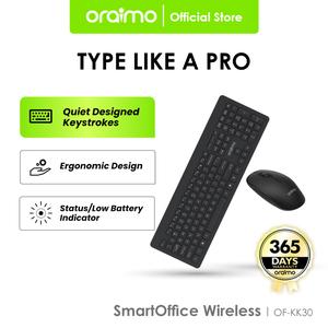Jual Oraimo Keyboard Mouse Combo Portable Wireless Ergonomic Design ...